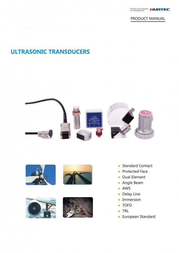Dual Element Phased Array Probes For Ultrasonic Inspection Equipment ISO CE