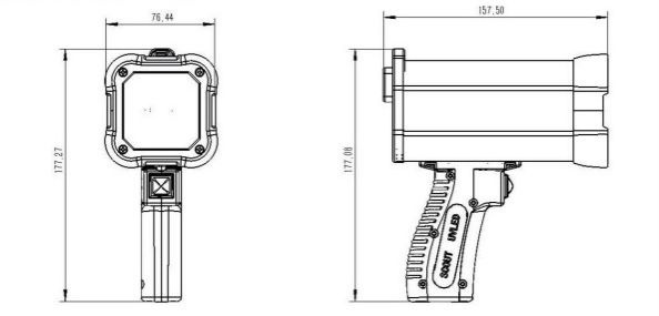 Astm E3022 Magnetic Flaw Detector Ac Dc Dual Operation Handheld Ultraviolet Lamp