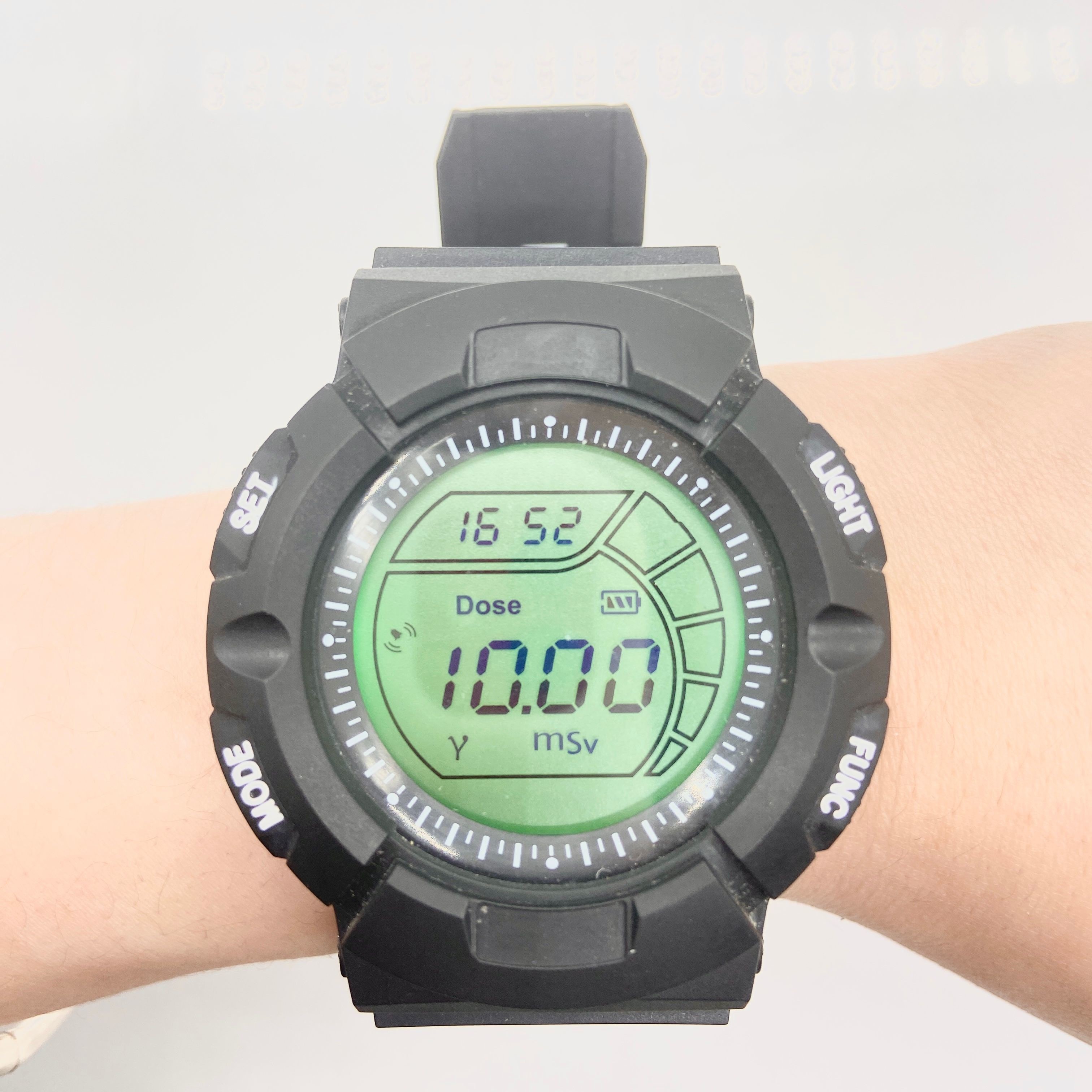 Wireless Watch Type Personal Dosimeter Sound And Light Alarm Dose Rate ...