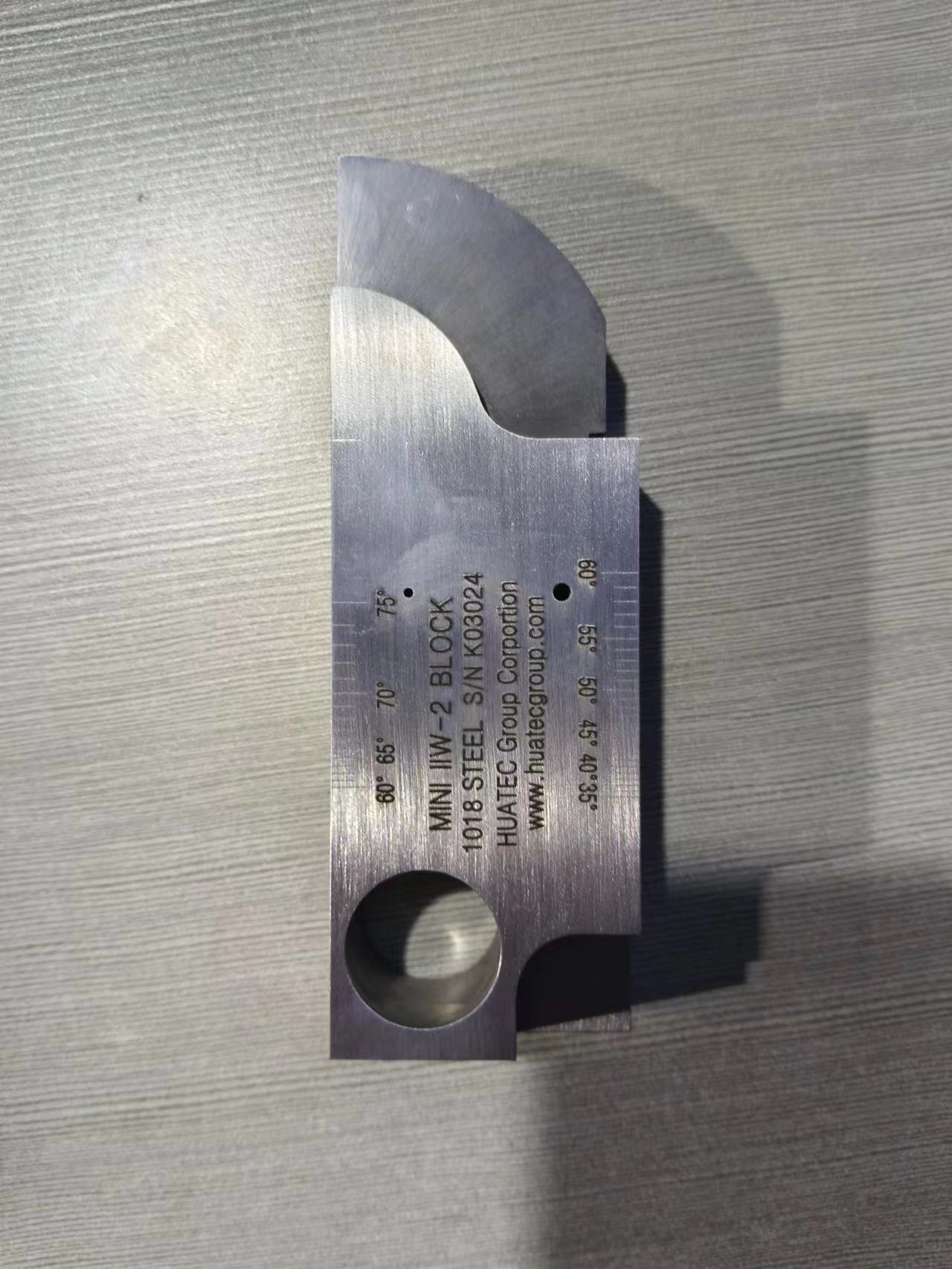 Astm E114-15 Inch Type 1018 Calibration Test Block Carbon Steel Mini Iiw 2