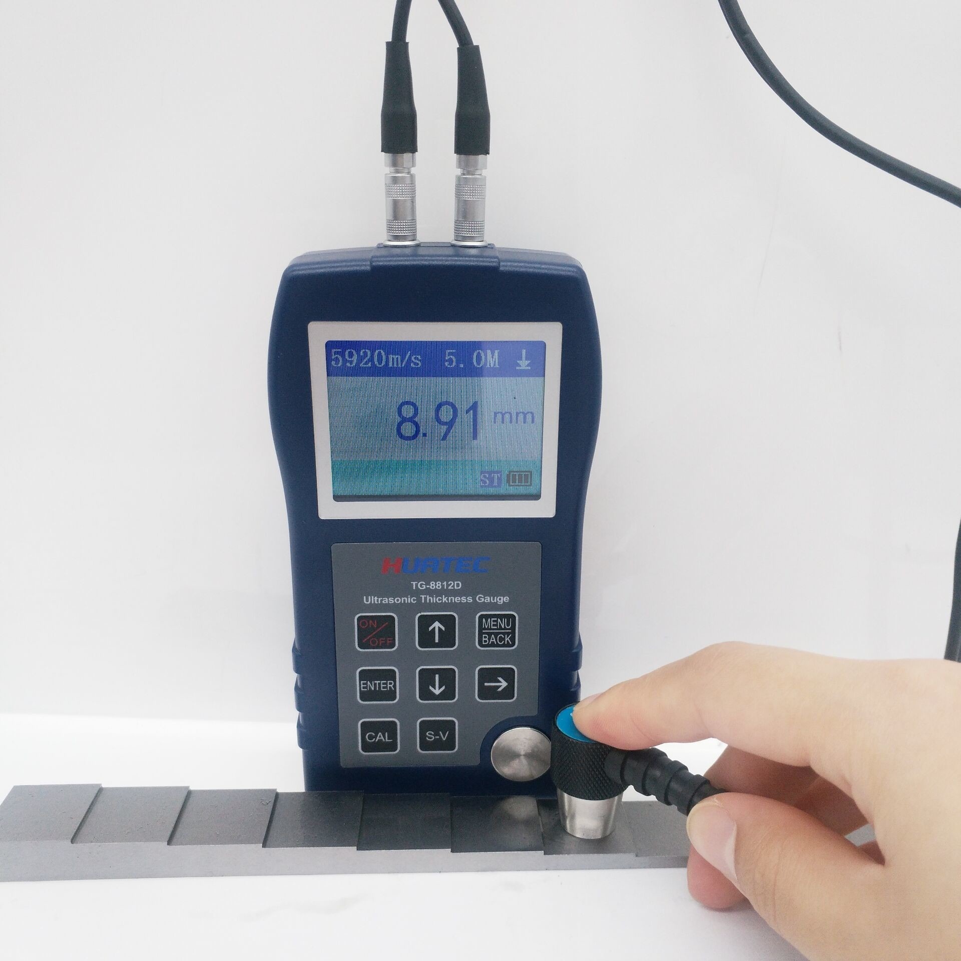 TG-8812D Ut Thickness Meter Penetration Coating Mode 2.5-25mm Through ...